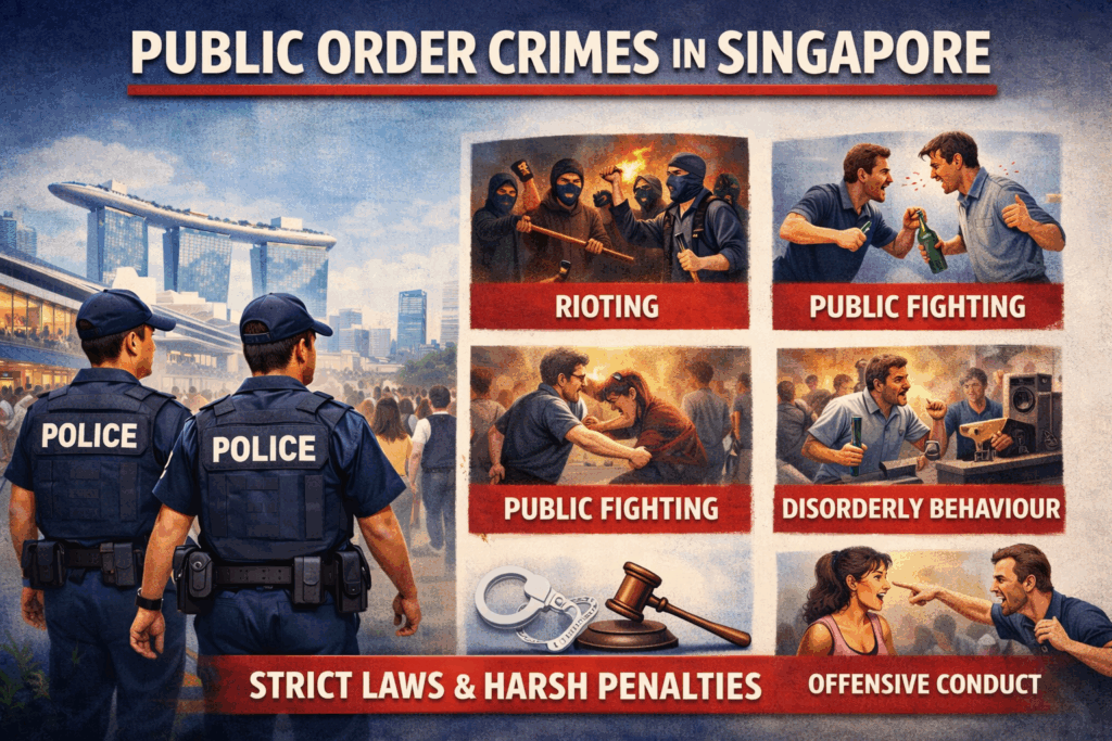 Public Order Crimes in Singapore: A Simple and Clear Guide - Adel Law LLC